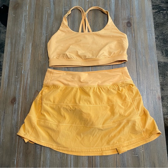 lululemon athletica | Skirts | Lululemon Bra And Skirt Set | Poshmark
